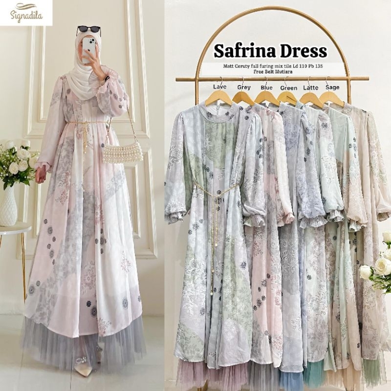 Jual SASMIRA DRESS ~ SAFRINA DRESS INNER DAN OUTER TERPISAH PAKAIAN ...