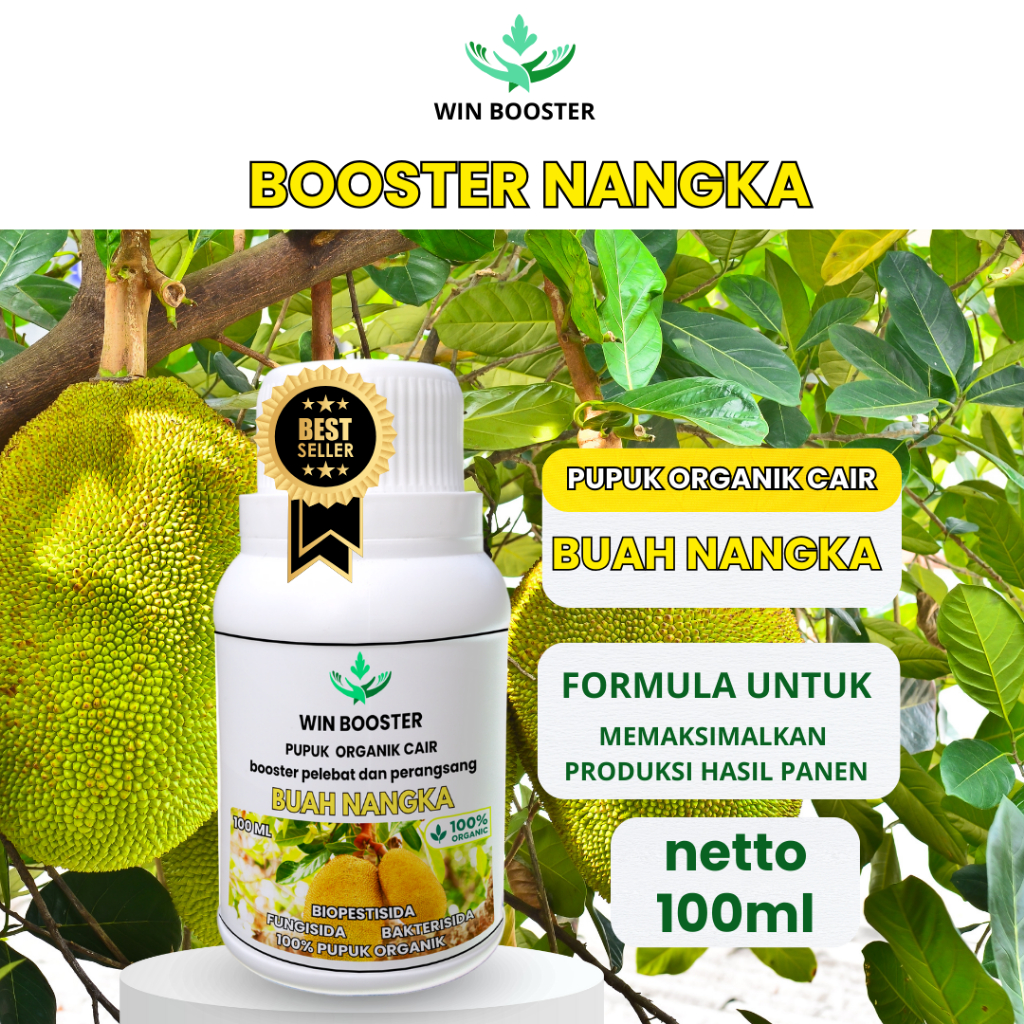 Jual Pupuk Organik Cair Booster Nangka, POC WIN BOOSTER NANGKA, poc kompos organik melebatkan ...
