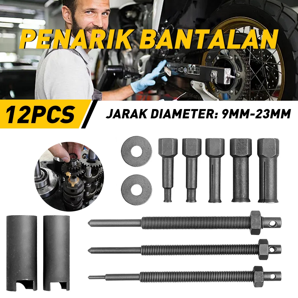 Jual EcoGo Treker Bearing Puller Set 8 Pcs Treker Bearing Tanam CVT Lepas Pembuka Dalam Laher ...