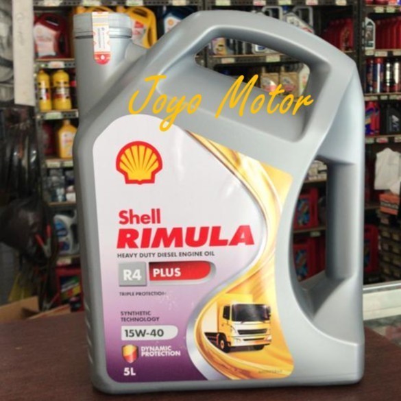 Jual Oli Mesin Diesel Shell Rimula R4 Plus SAE 15W-40 5 Liter | Shopee Indonesia