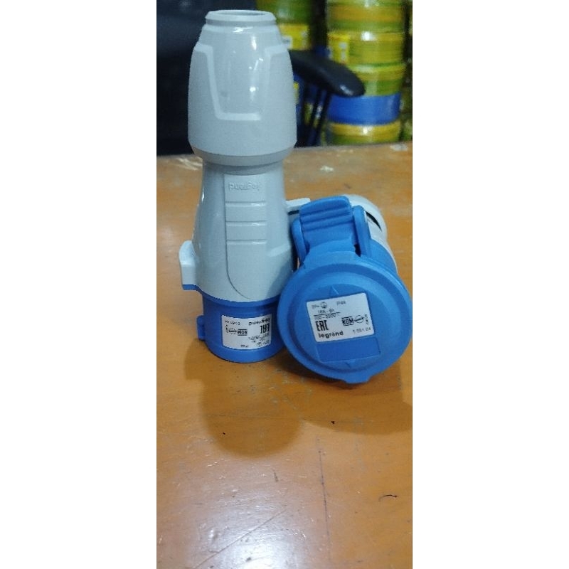 Jual Legrand Mobile Mounting 1 set 16A 3 Pin Male 555124 + Female ...