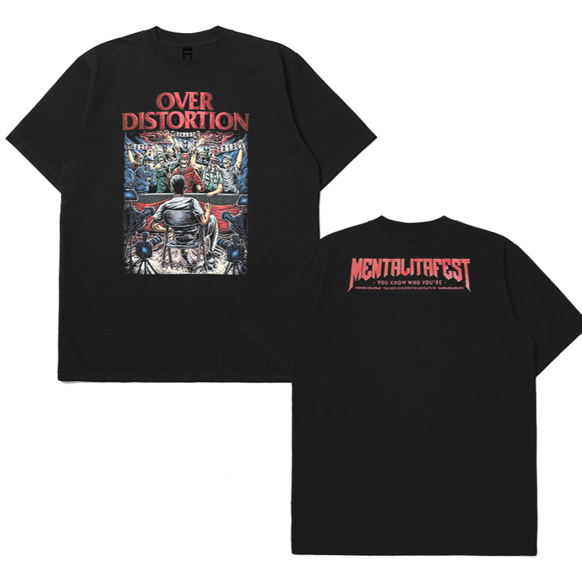 Jual Rockermusic T-Shirt Band Over Distortion Live at Mentalitafest ...
