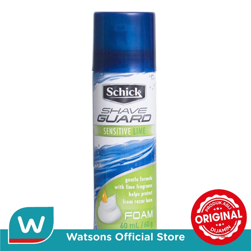 Jual Schick Shave Guard Foam Lime 60g | Shopee Indonesia