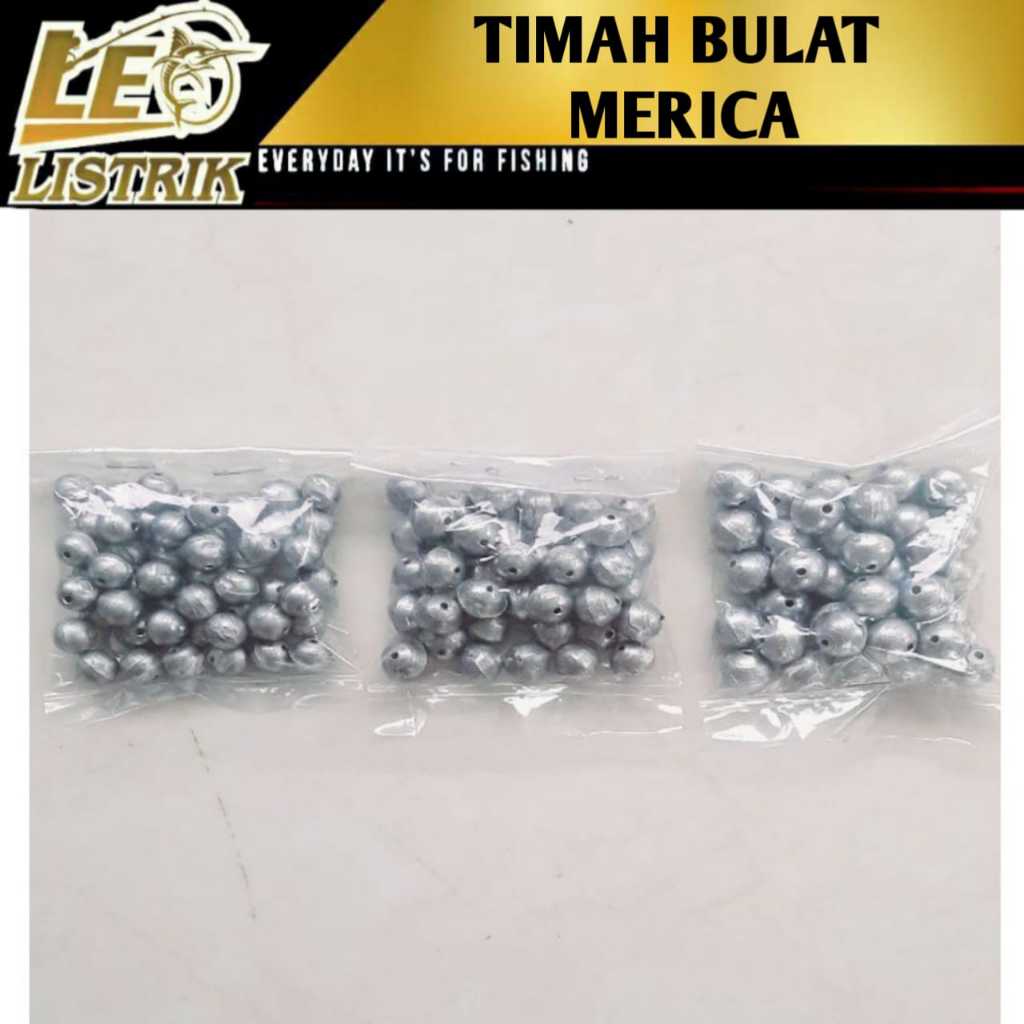 Jual 1PAK TIMAH PANCING BULAT ISI 100PCS TERLARIS DAN TERMURAH MODEL ...