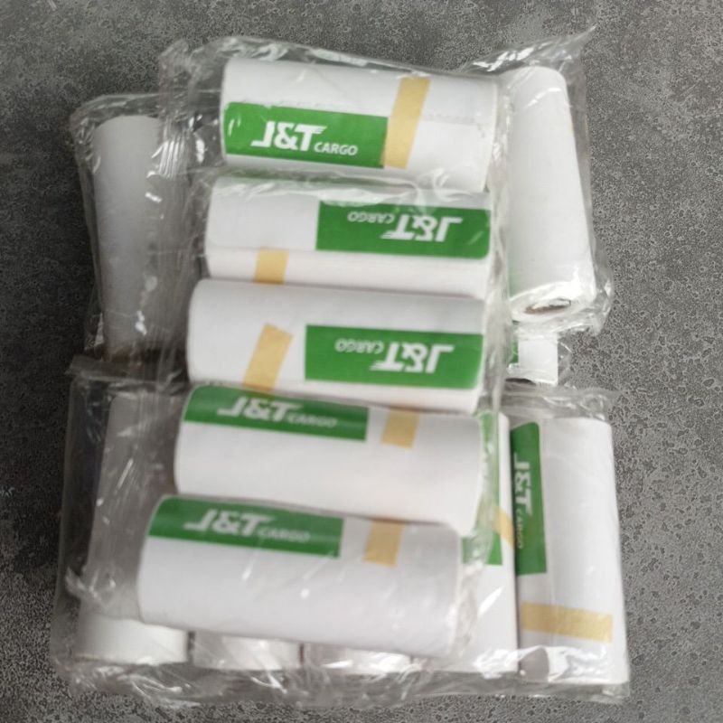 Jual KERTAS RESI THERMAL JNT CARGO 1 ROL BONUS STIKER | Shopee Indonesia