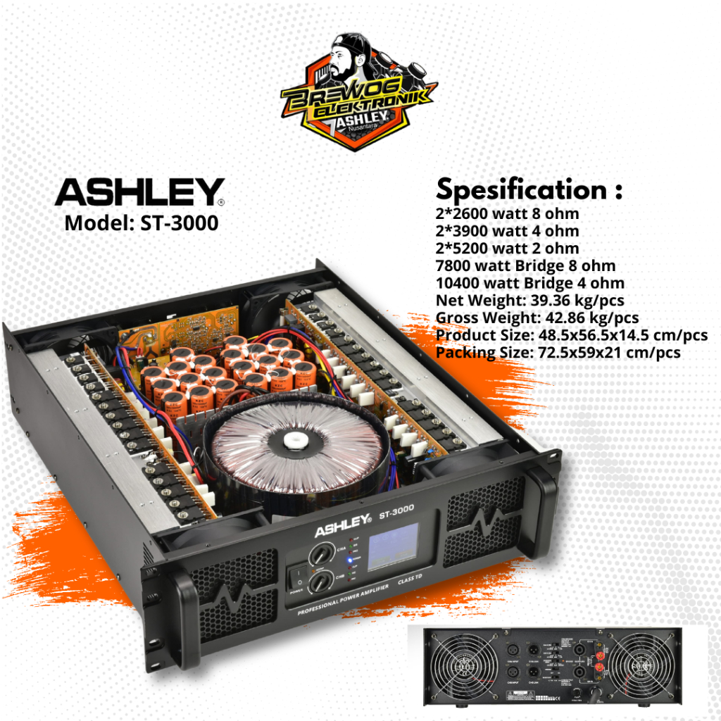 Jual ORIGINAL PRODUK BREWOG ASHLEY NUSANTARA POWER ST3000 | Shopee ...