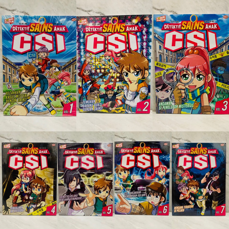 Jual Komik Pintar Detektif Sains Anak CSI Vol 1 2 3 4 5 6 7 Educomics ...
