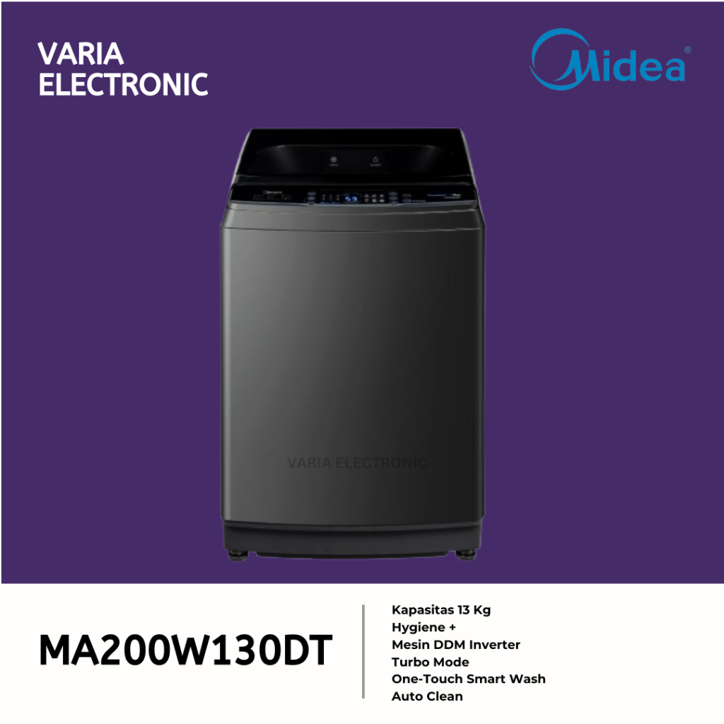 Jual Mesin Cuci Top Loading MIDEA MA200W130DT Kapasitas 13 Kg | Shopee ...