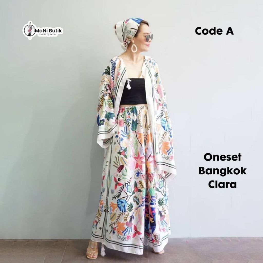 Jual Imani Butik | Oneset Clara Fashion Muslim Set Muslim Bahan Katun ...