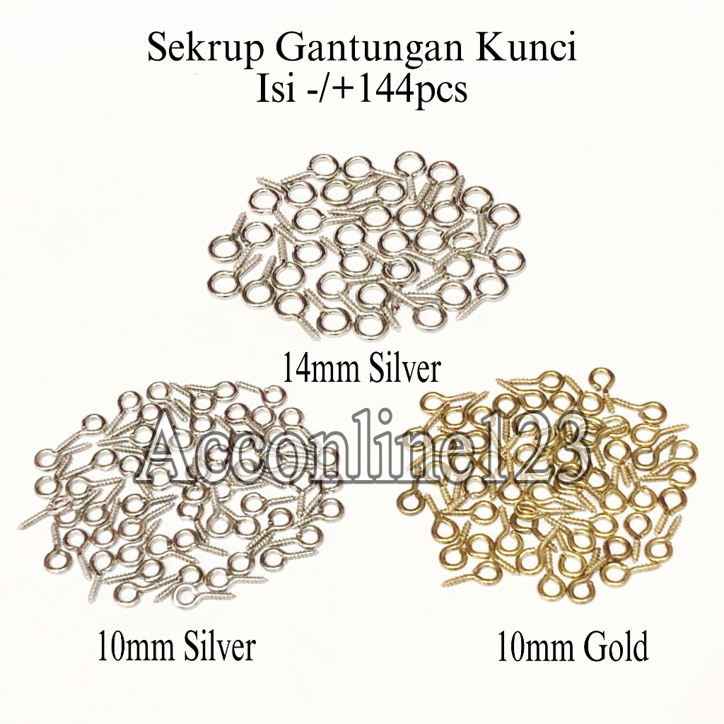 Jual Sekrup Gantungan Kunci / Sekrup Boneka / Sekrup Paku Ulir ...