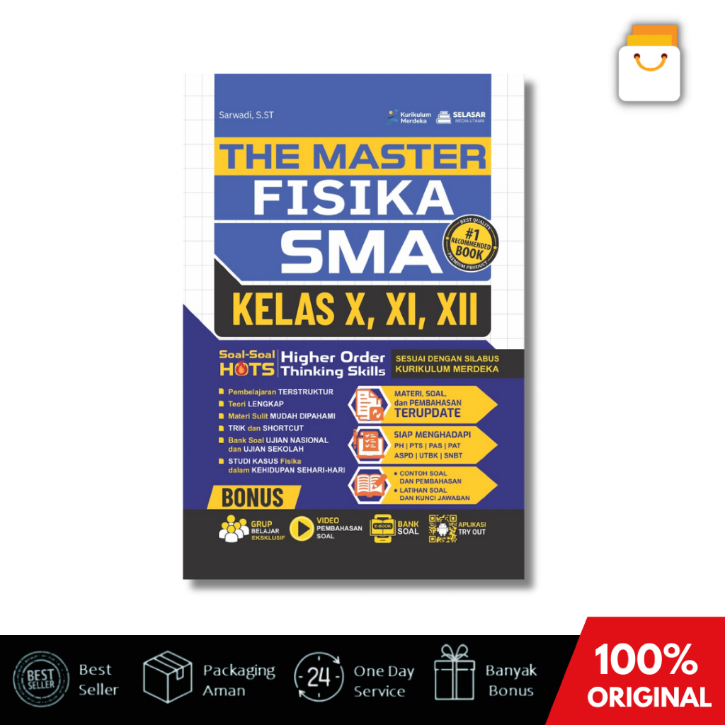 Jual Buku The Master Fisika Sma Kelas X, XI, XII - Selasar Media Utama | Shopee Indonesia