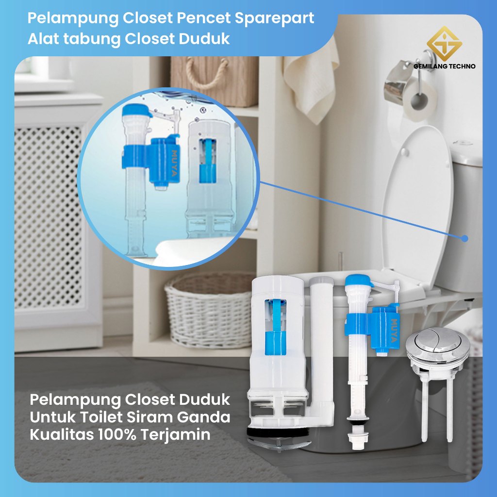 Jual Pelampung Closet Pencet Sparepart Alat Tabung Closet Duduk Tombol ...