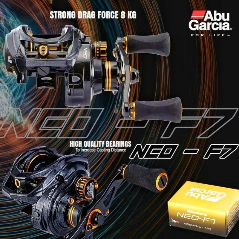 Jual Reel ABU GARCIA NEO-F7 L JDM BAITCASTING Handle Kiri - Sound Clicker | Shopee Indonesia