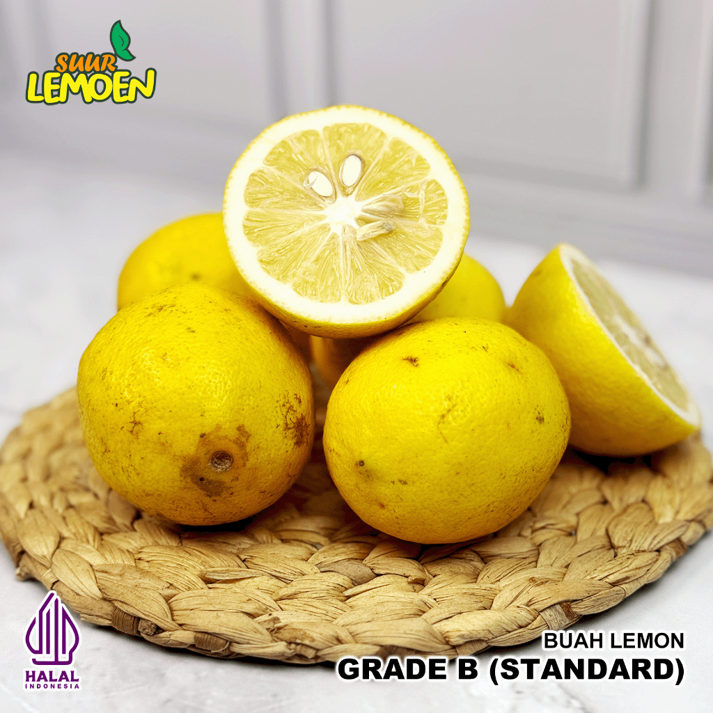 Jual Suur Lemoen Jeruk Lemon California Grade B (Standart) 1kg | Shopee ...