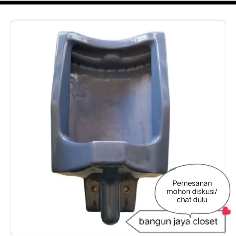 Jual Urinal Toto u57/tempat kencing pria warna biru | Shopee Indonesia
