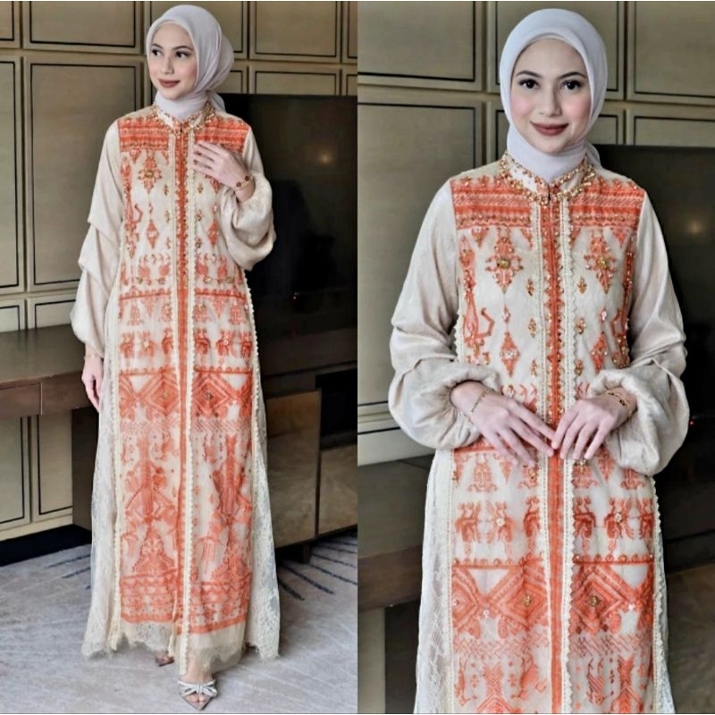 Jual Amira Dress Handmade Embroidery by STL | Shopee Indonesia