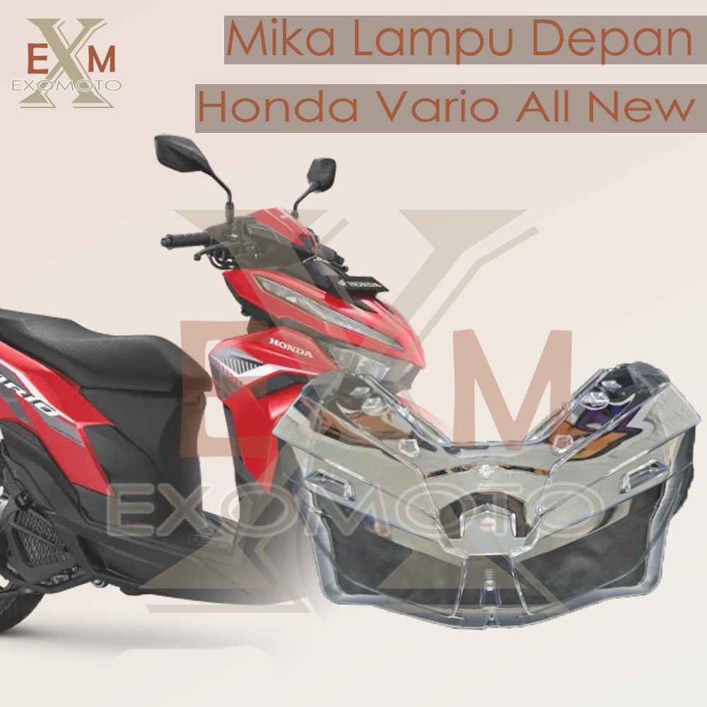 Jual Mika Lampu Depan Vario 125 150 Led New 2018 Exomoto | Shopee Indonesia