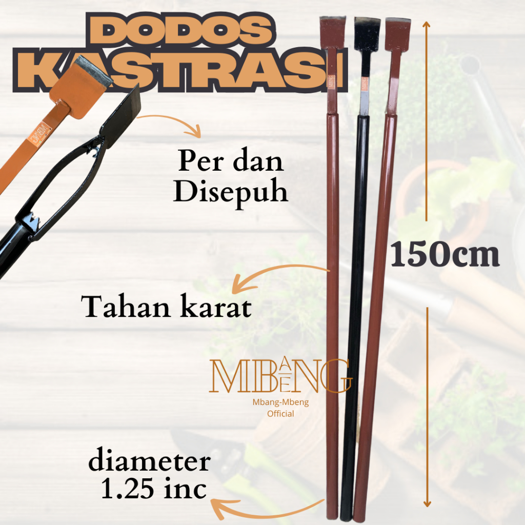 Jual DODOS KASTRASI LANGSUNG GAGANG 150cm / ALAT KASTRASI SAWIT PANJANG ...