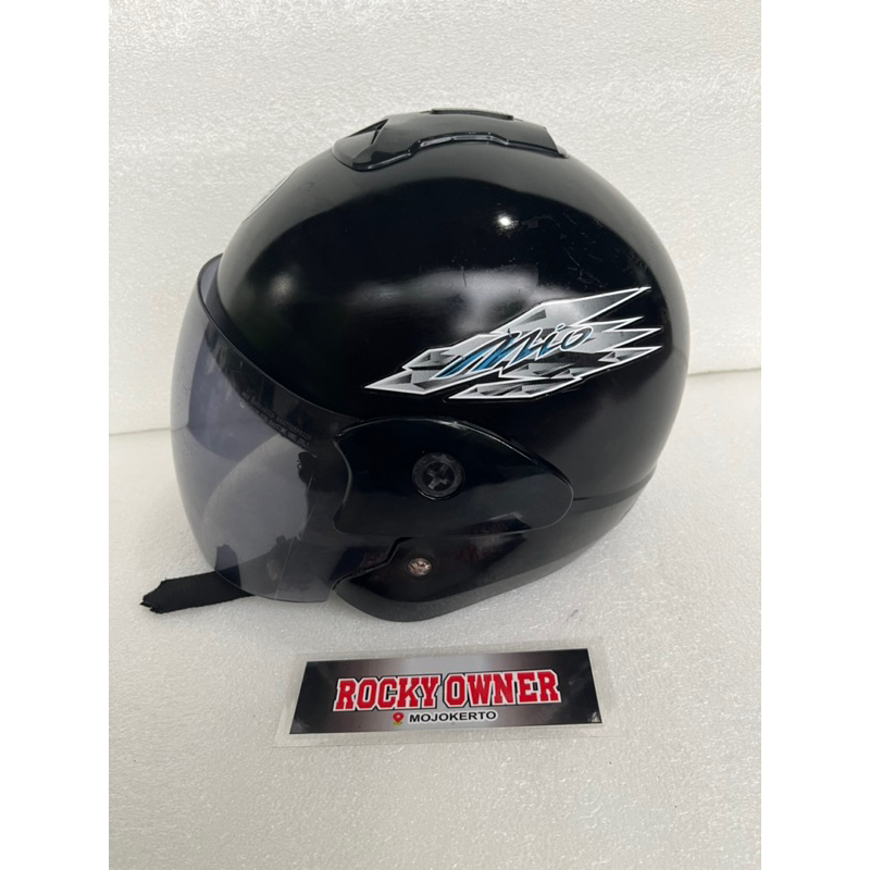 Jual HELM YAMAHA MIO HITAM SMILE ORIGINAL | Shopee Indonesia
