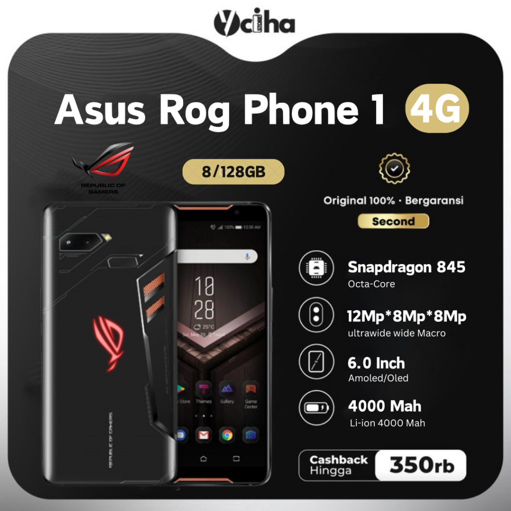 Jual Asus Rog Phone 1 8/128GB Resmi | Shopee Indonesia