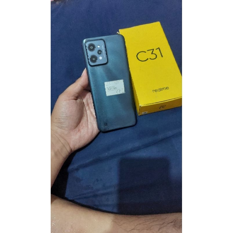 Jual realme c31 ram 4gb 64gb normal fulset lengkap garansi resmi ...