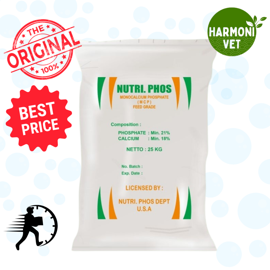 Jual MCP NUTRIPHOS 25 kg Campuran pakan Ternak AYAM PETELUR | Pengeras kerabang Telur Ayam ...