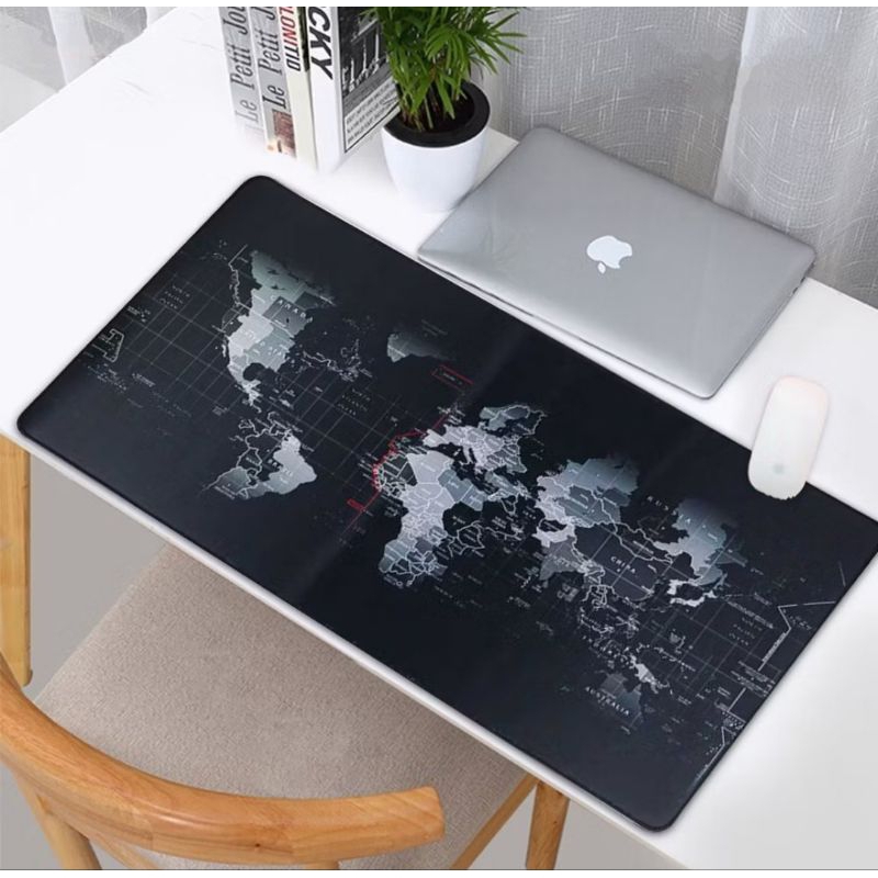 Jual FORTE Mouse Pad Gaming Kantor Desk Mat Motif PETA DUNIA Alas Anti ...
