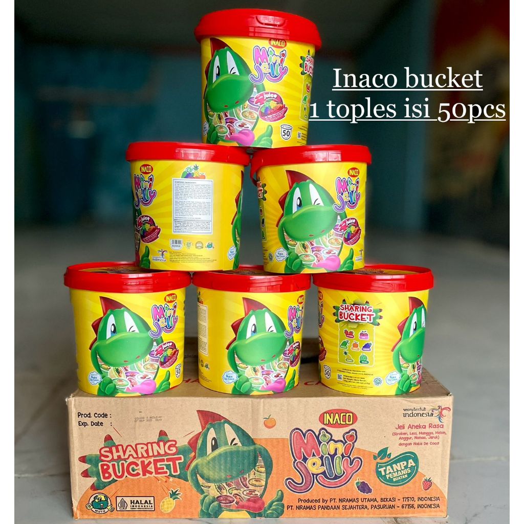 Jual Jelly INACO / JELLY INACO MINI BUCKET | Shopee Indonesia