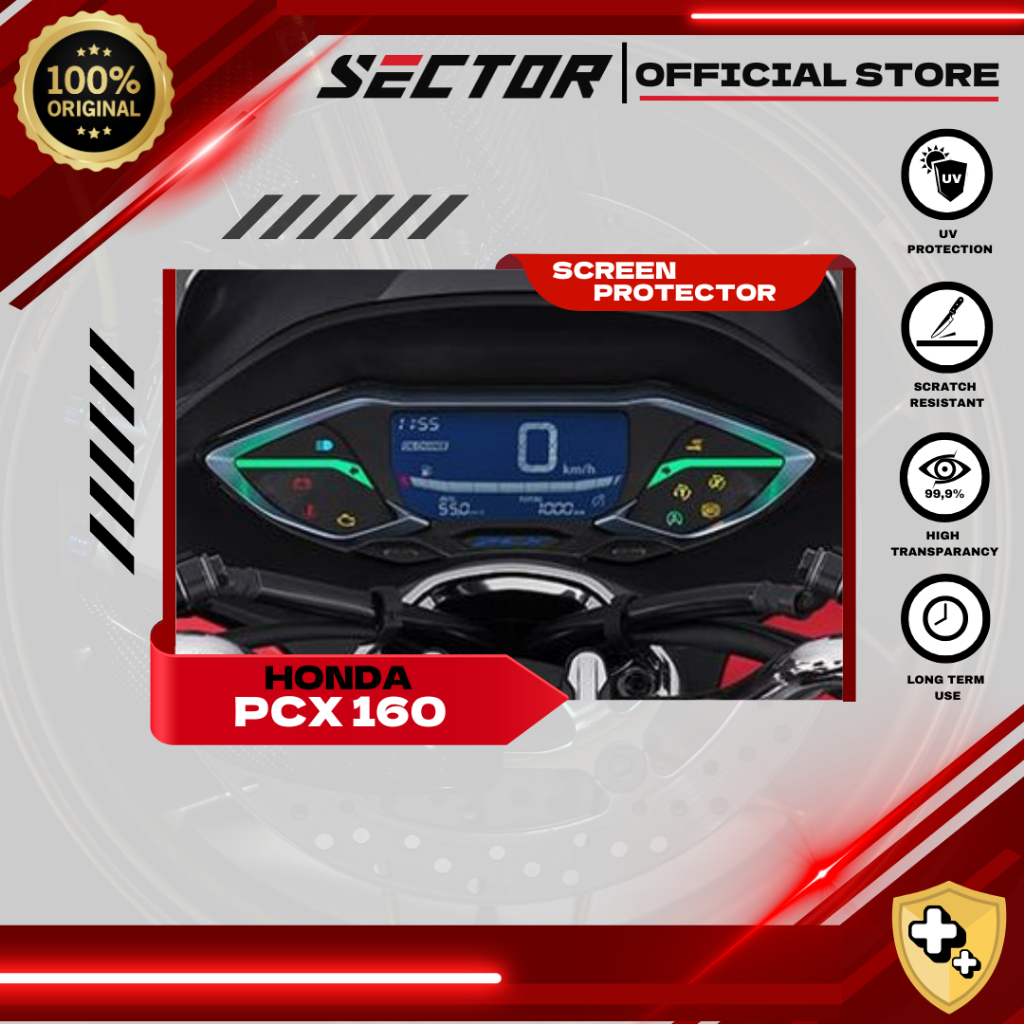 Jual SECTOR FullProtect Anti Gores Speedometer Clear PREMIUM Honda PCX ...