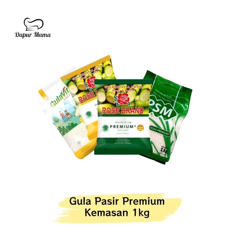 Jual Gula Vit Rose Brand PSM Gula Pasir Premium Serbaguna Kemasan 1000g ...