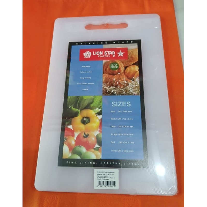 Jual Talenan Plastik Lion Star / Telenan Lion Star / Chopping Board ...