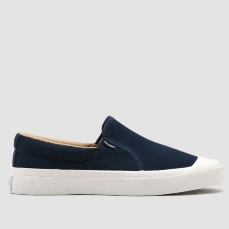 Jual sepatu Pria Brodo Slip on Navy | Shopee Indonesia