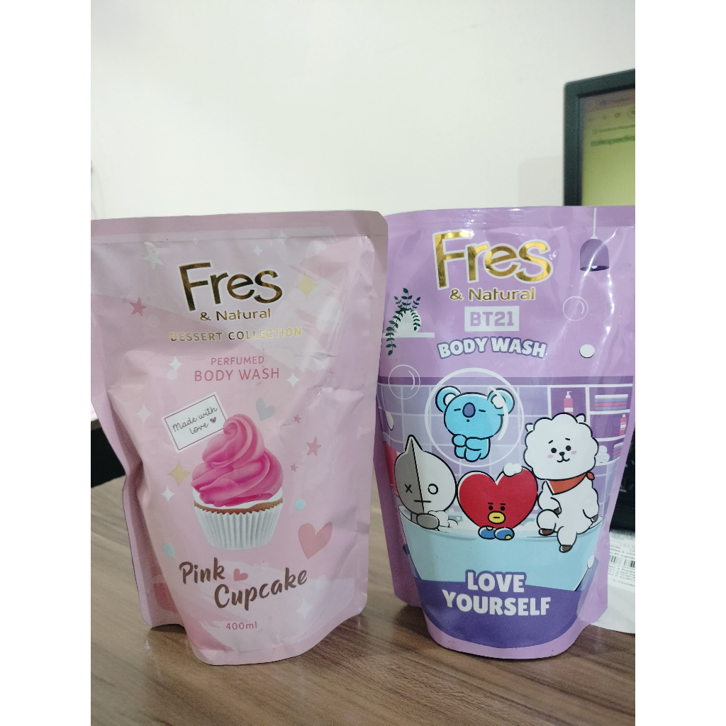 Jual FRES&NATURAL DESSERT COLLECTION PARFUMED BODY WASH PINK CUPCAKE ...