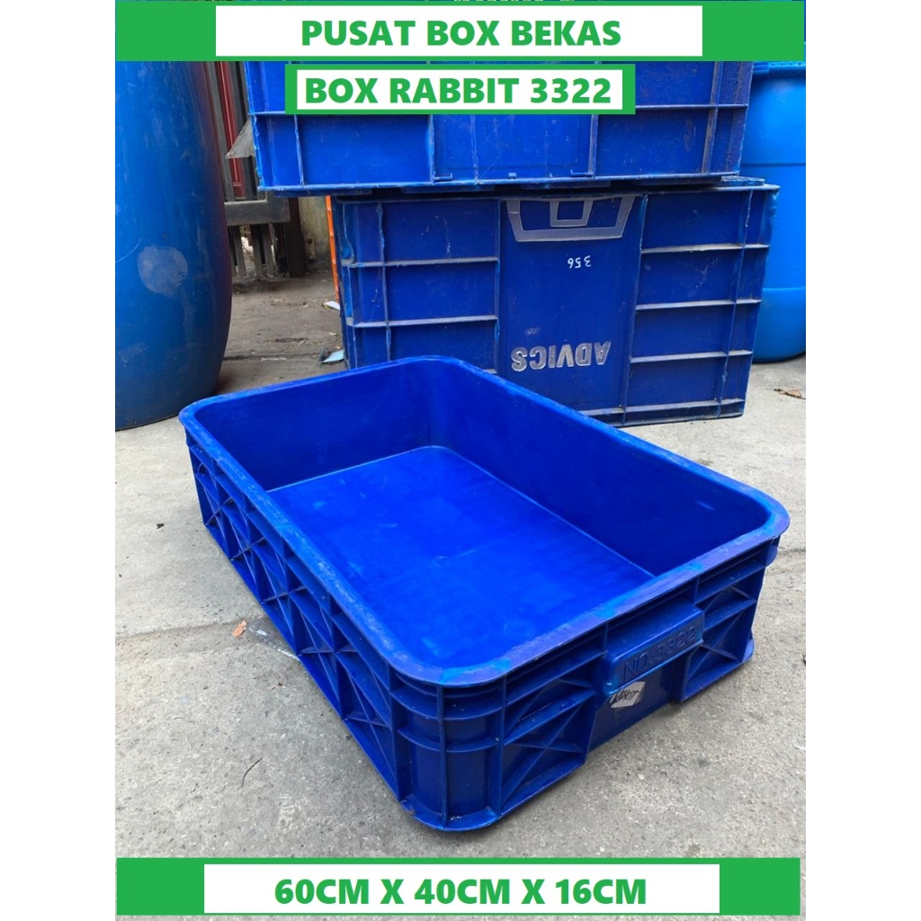 Jual Bok Ikan Box Rabbit Container Box Rabbit Plastik Bok Perkakas Bak ...