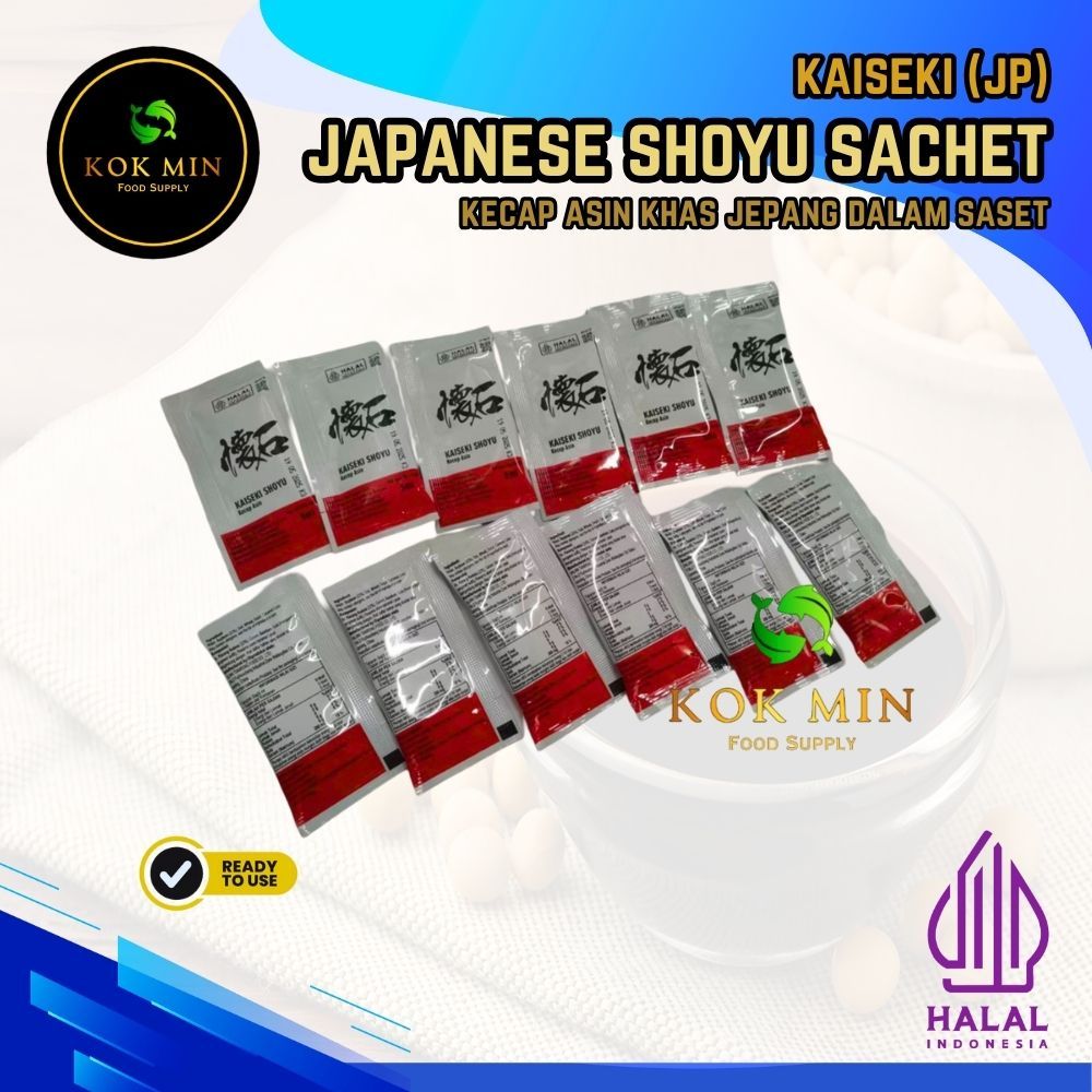 Jual Kaiseki Shoyu Sachet / Kecap Asin Jepang Sachet / Japanese Soy ...