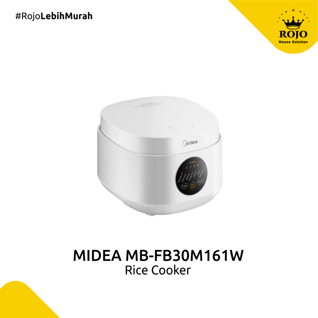 Jual Midea Digital Rice Cooker - MB-FB30M161W- 5 Layer and 7 Preset ...