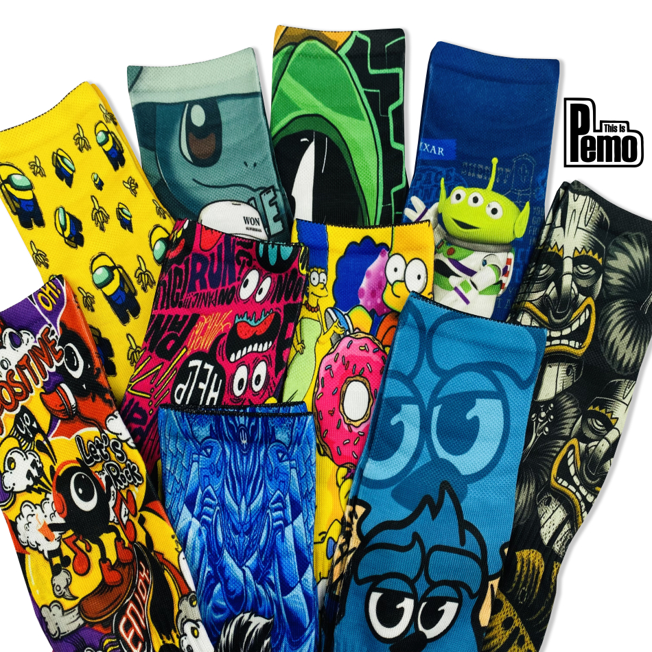 Jual THIS IS PEMO - Kaos Kaki Full Print Di Atas mata Kaki Dewasa ...