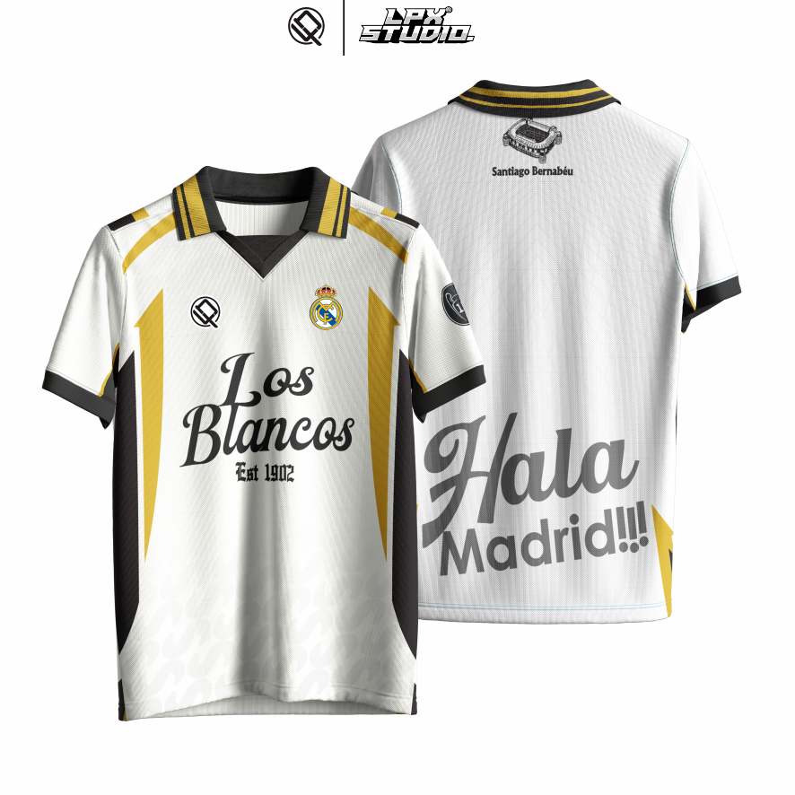 Jual Jersey Lpx Fantasy Real Madrid Logo Bordir | Jersey Retro | Jersey ...