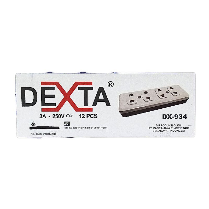 Jual Stop Kontak gepeng merek Dexta Lubang 4 | Shopee Indonesia