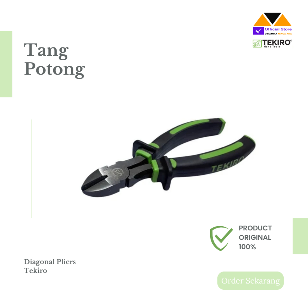 Jual Tang Potong Tekiro (N - R) Alat Potong Perkakas Teknik Diagonal ...