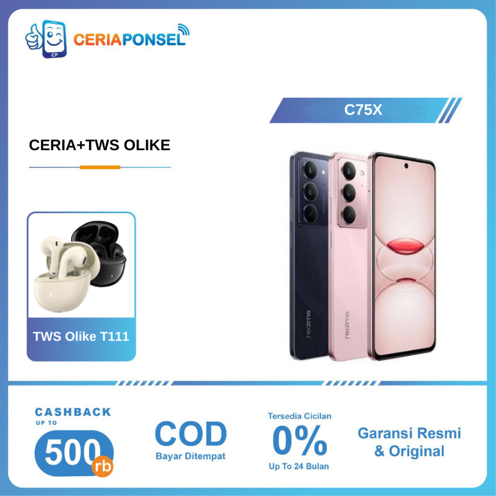 Jual Realme C75X 8/128GB Mediatek Helio G81 Ultra, 5600mAh, 45W ...