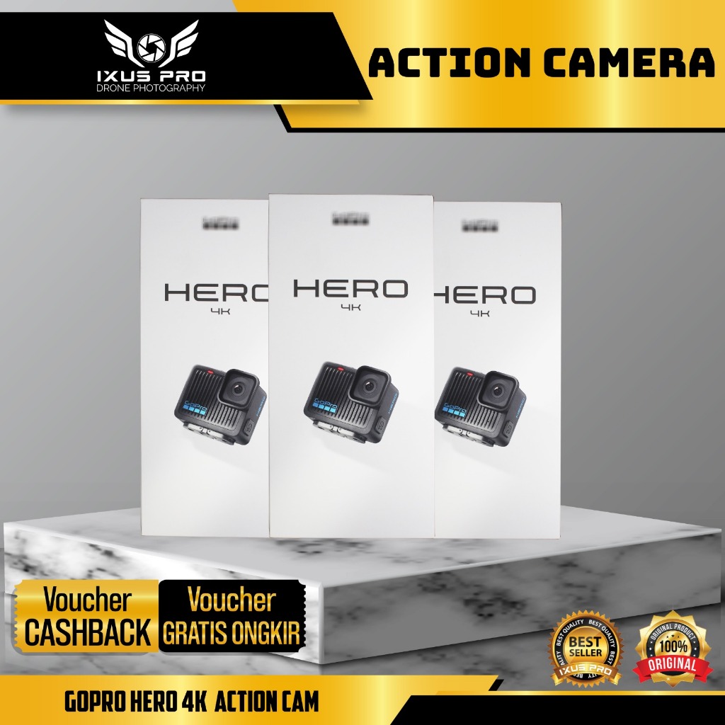 Jual GoPro New Hero Action Camera 4K Go Pro Hero New Action Cam ...