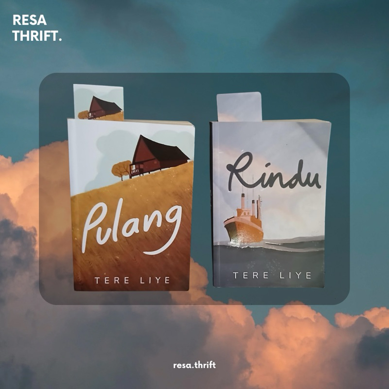 Jual buku Pulang dan Rindu include 2 buku nama terkenal | Shopee Indonesia
