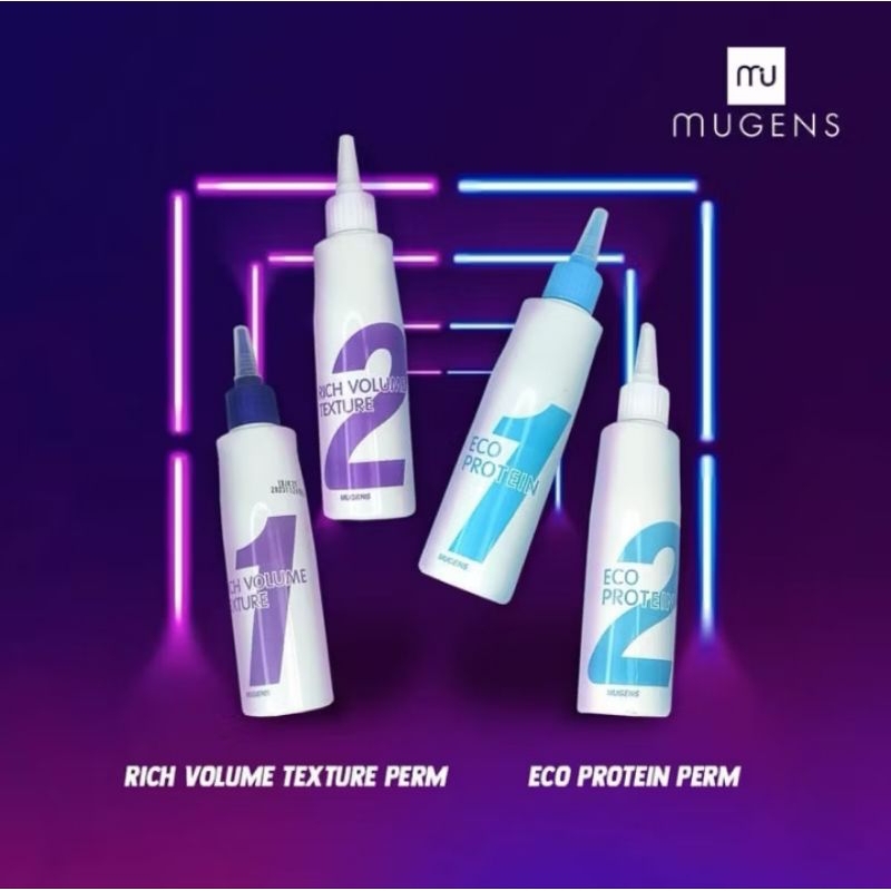 Jual Mugens Rick Volume Texture Perm & Mugens Eco Protein Perm | Shopee ...