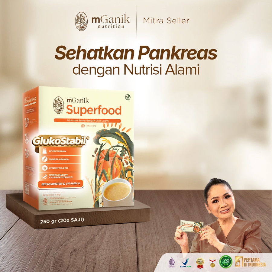 Jual mGanik Superfood 500gr / Suplemen Diabetes | Shopee Indonesia