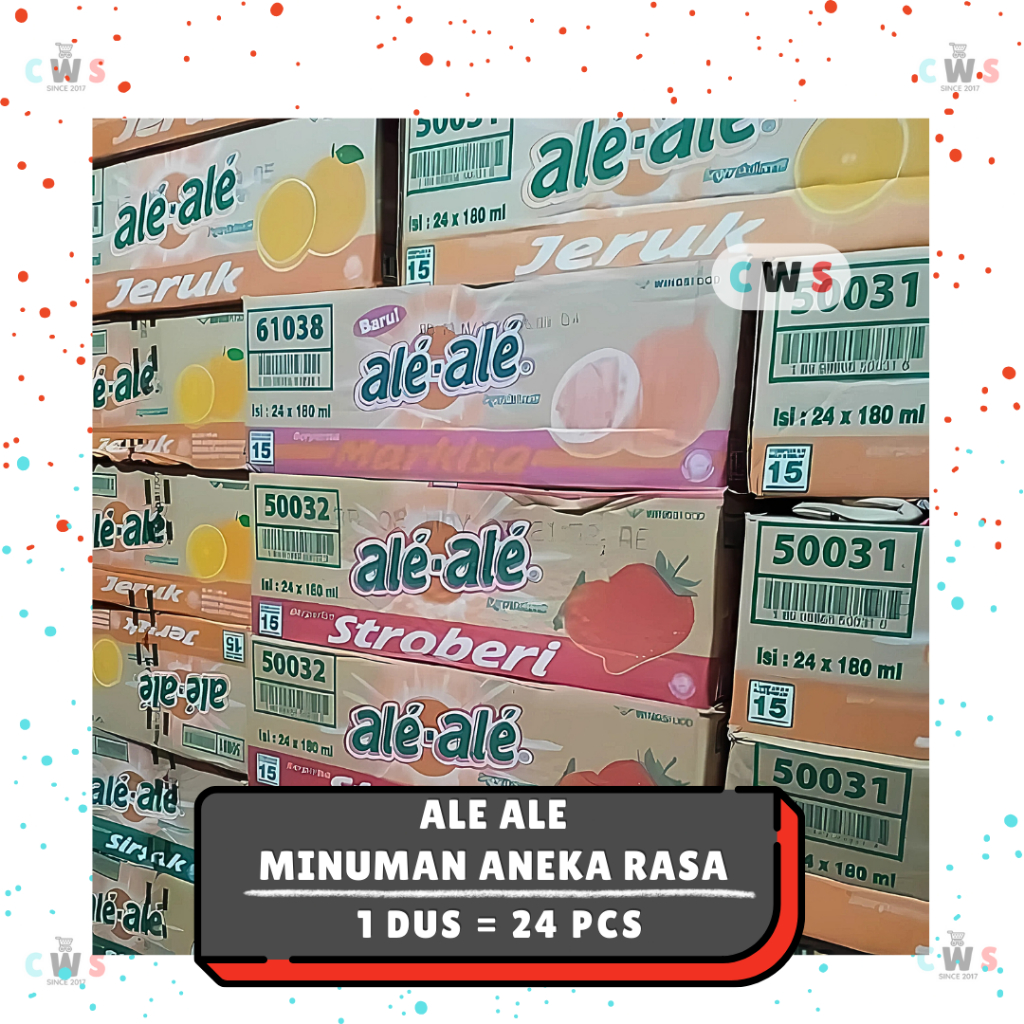Jual ALE ALE Minuman Aneka Rasa Anggur Stroberi Jeruk Sirsak Jambu ...