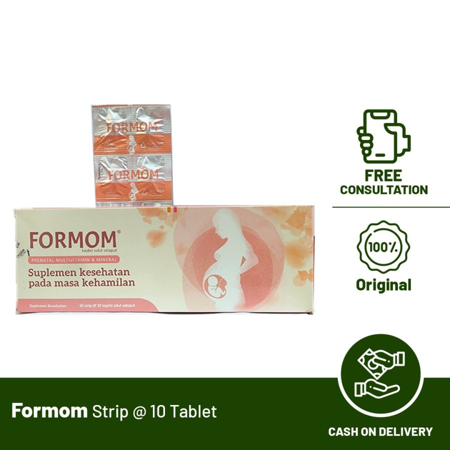 Jual For Mom Suplemen Multivitamin Ibu Hamil Perstrip - 1 strip 10 ...