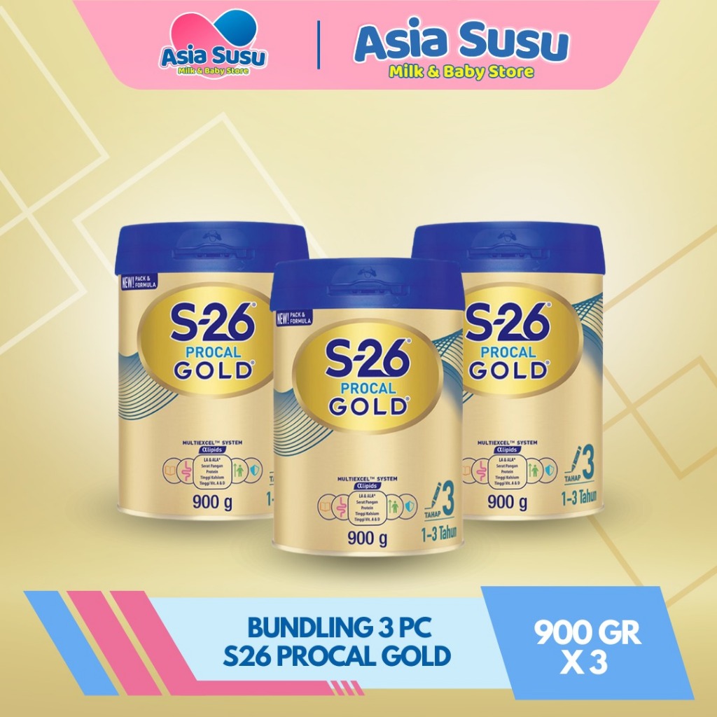 Jual [BUNDLE] S26 Procal Gold Tahap 3 Vanila Susu Pertumbuhan Anak Usia ...