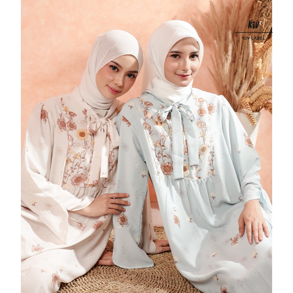 Jual KIV LABEL Gamis Dewasa Motif Bunga Signature KD 16 GMPKL 3624 ...