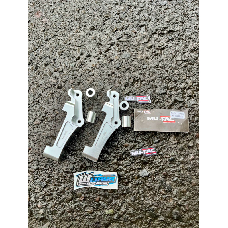 Jual BREKET KALIPER CNC MU-FAC P100 BREMBO M3 M4 M7 M50 NISSIN TWIN AFRIKA NINJA R RR SS DISC ...